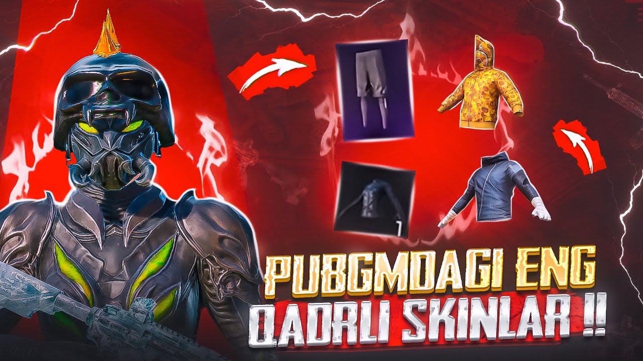 🤩 PUBG MOBILEDAGI ENG QADIRLI SKINLAR ☑️ #uzbeksila #pubgmobile #fyp ...