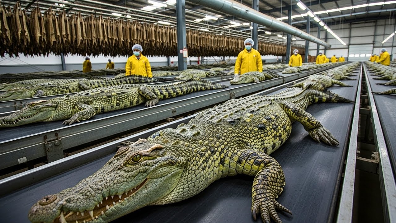 Inside the Crocodile-Leather Factory: From Raw Hide to Luxury Fashion ...