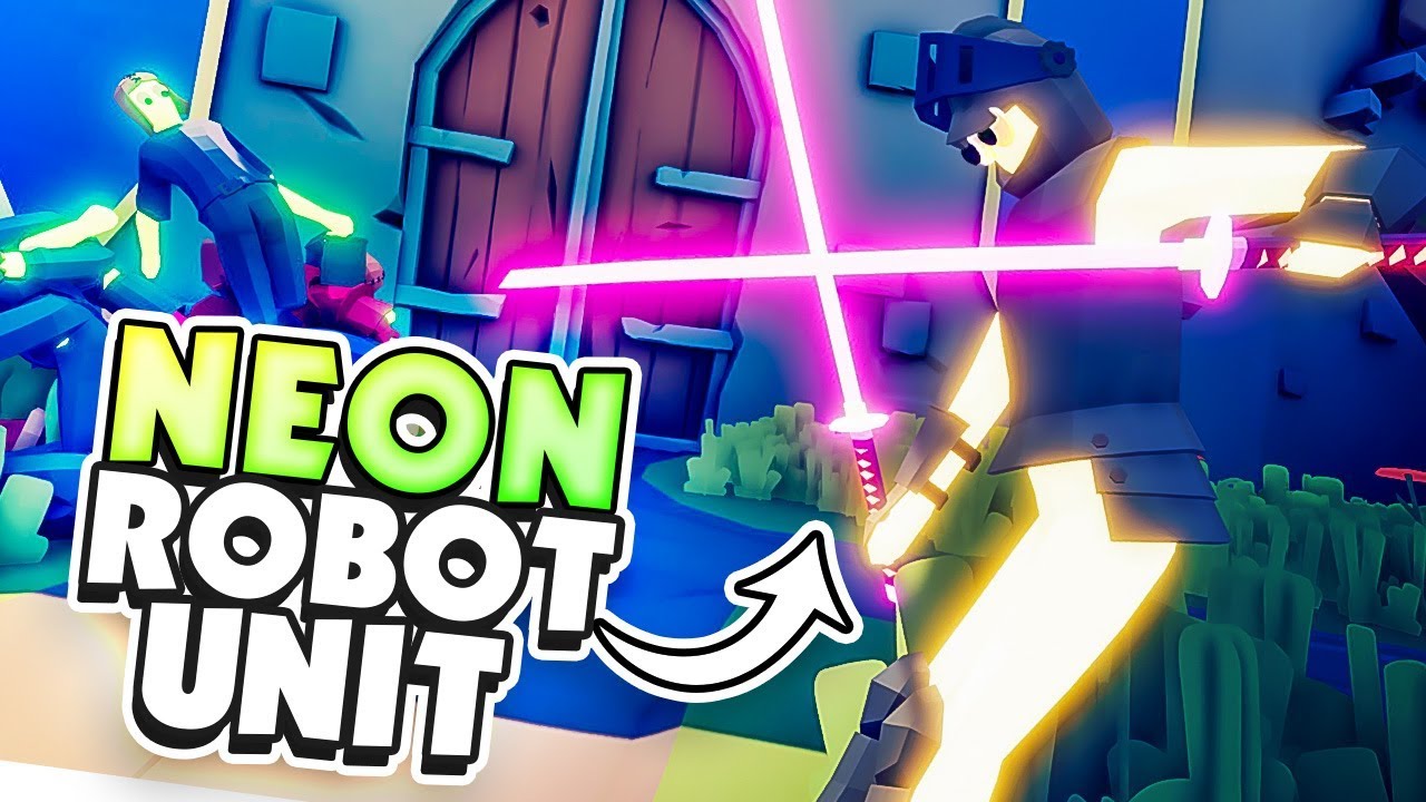 OVERPOWERED NEON ROBOT FACTION! - TABS Early Access Release (Totally ...
