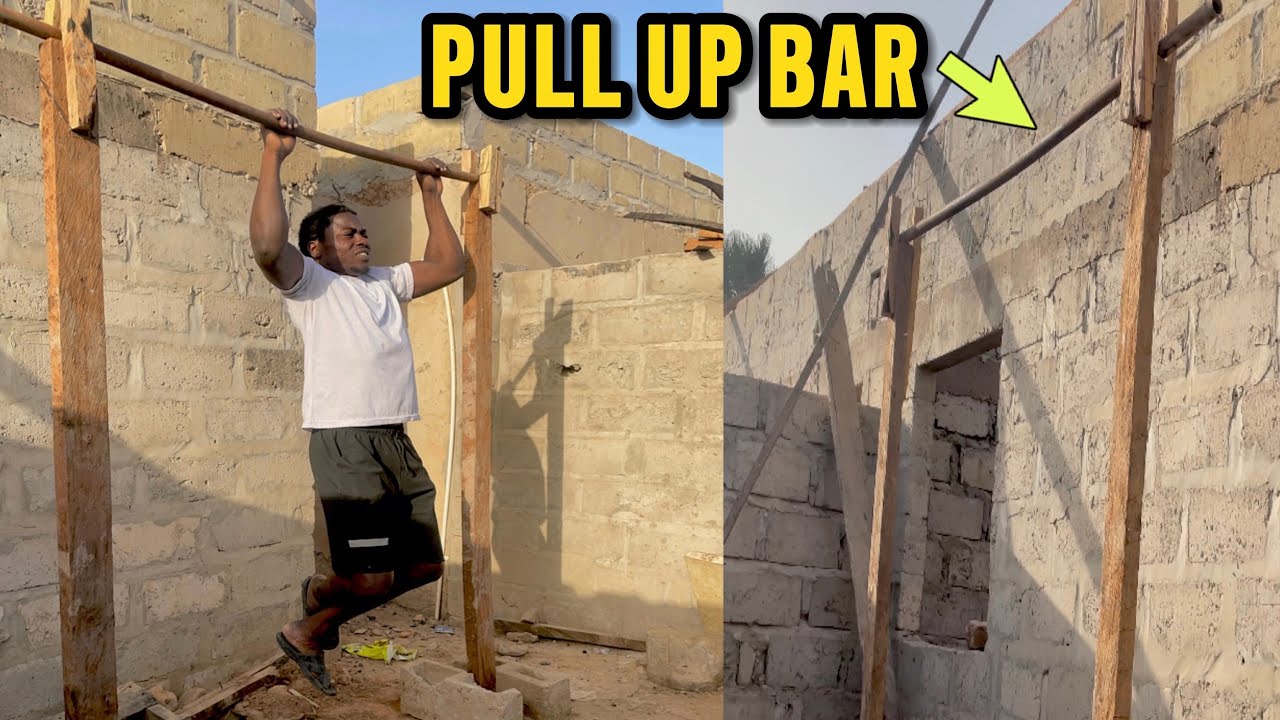 DIY A Pull Up Bar At Home - YouTube