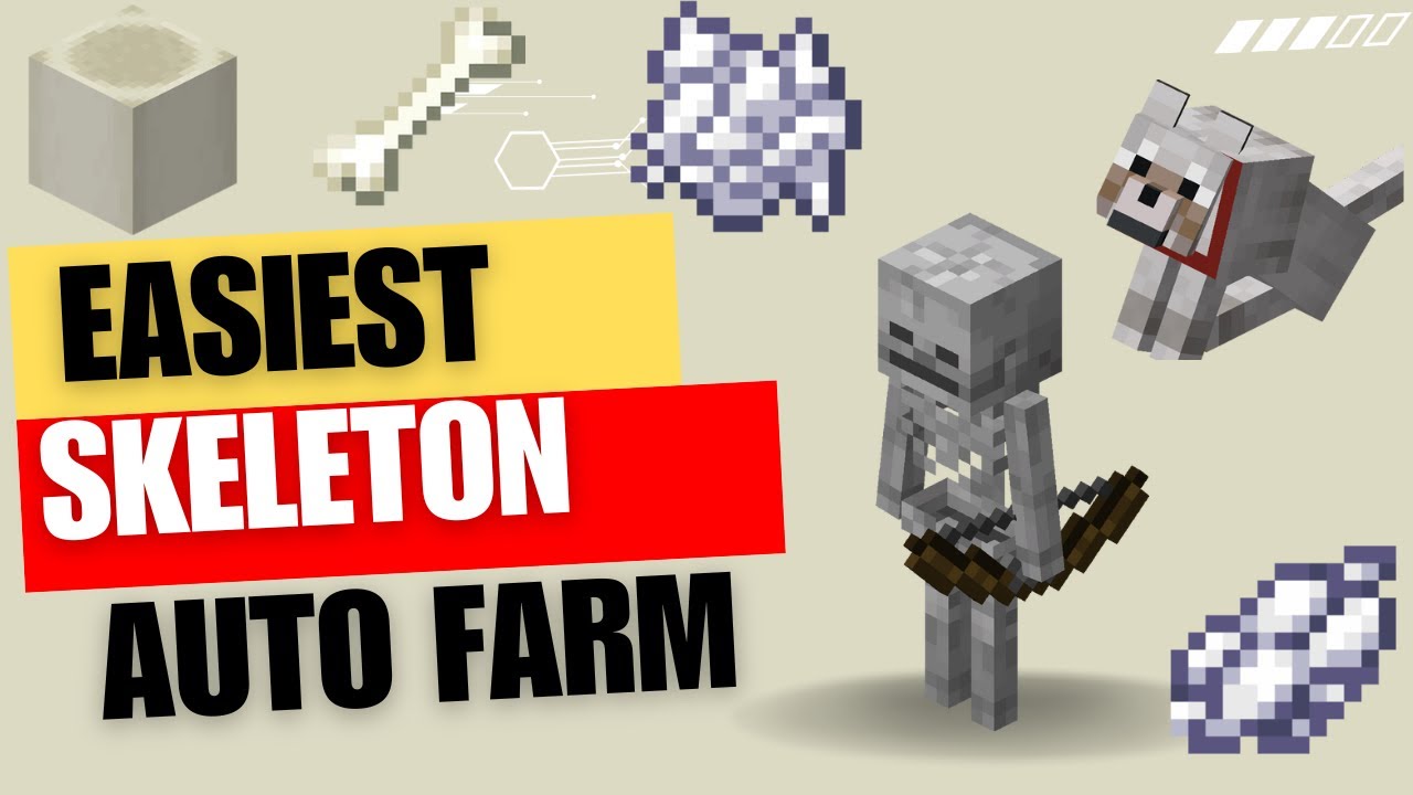 Easy Automatic Skeleton Farm - YouTube