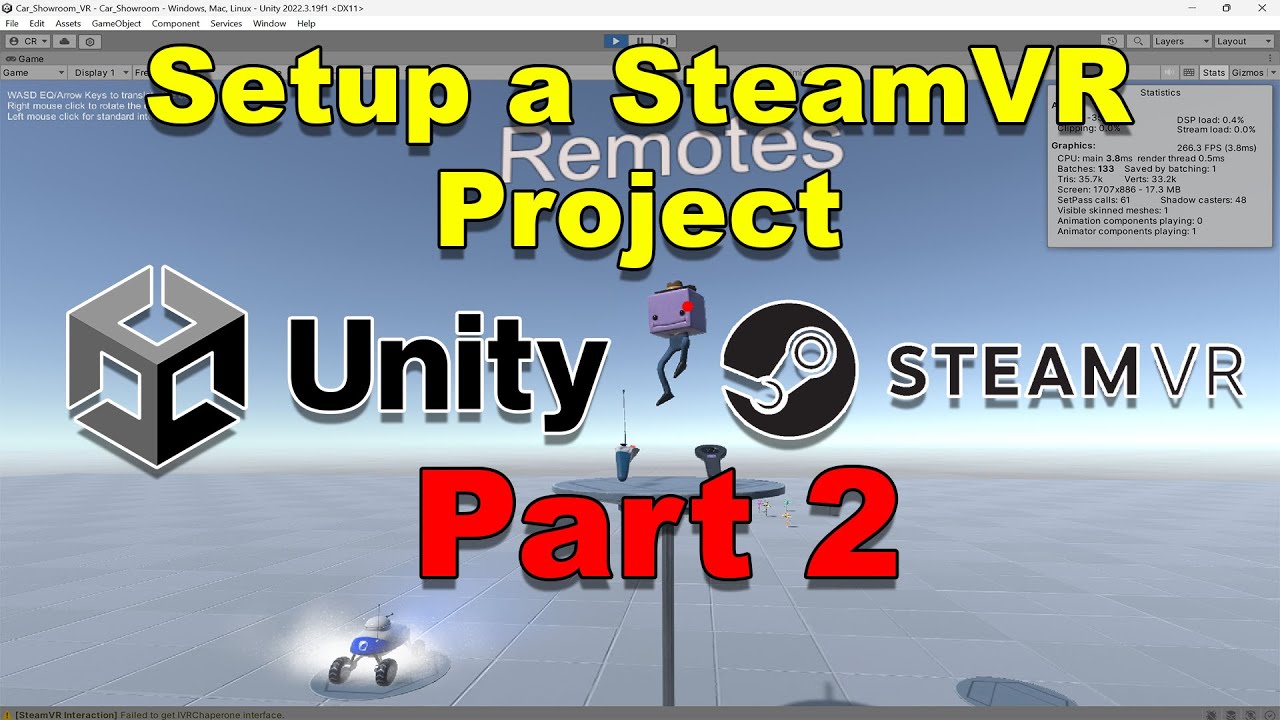 Create an Interactive Car Showroom in VR using SteamVR - Part 2 - YouTube