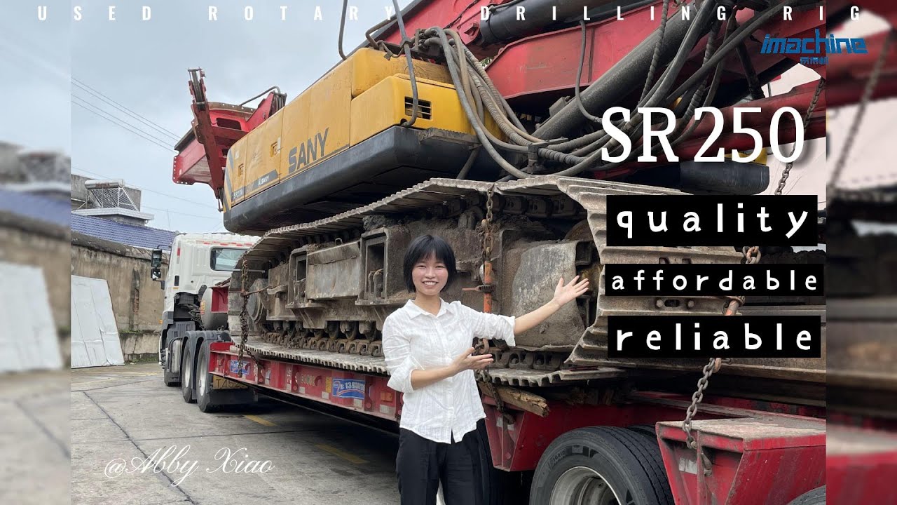 Commissioning and inspection of used Rotary drilling rig - YouTube