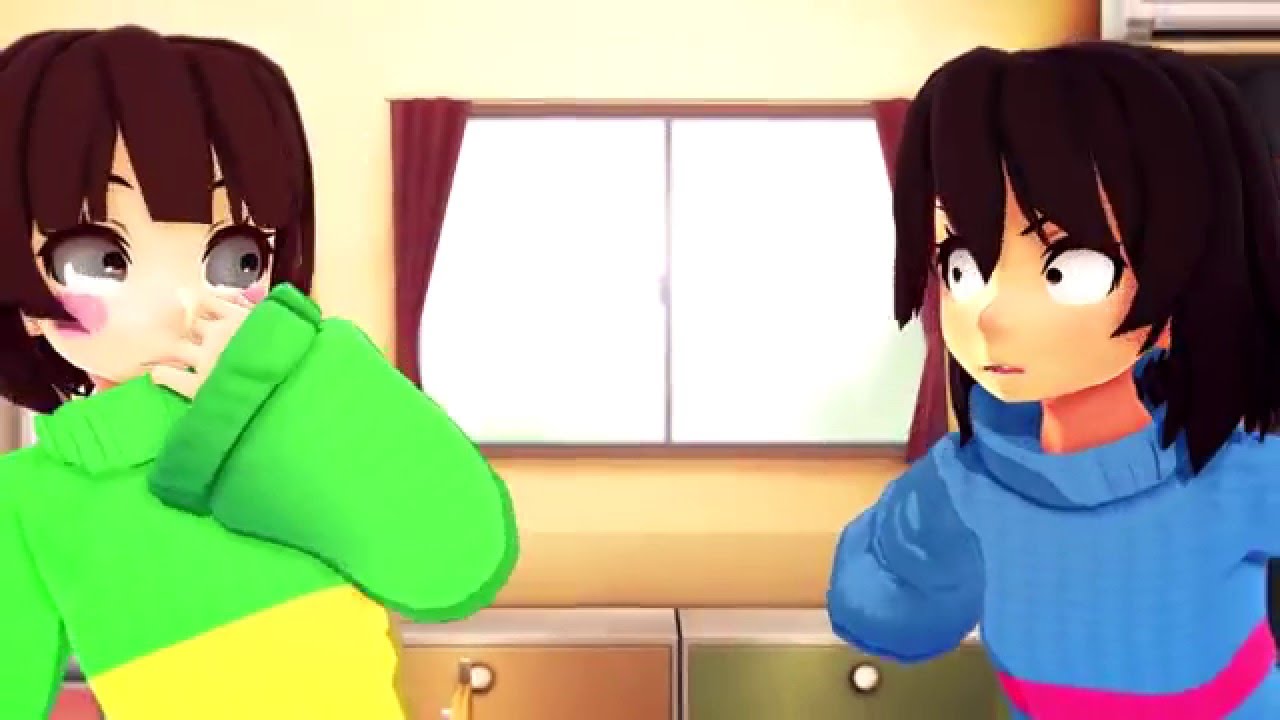【mmdundertale】mushroom Dance【frisk And Chara】 Youtube