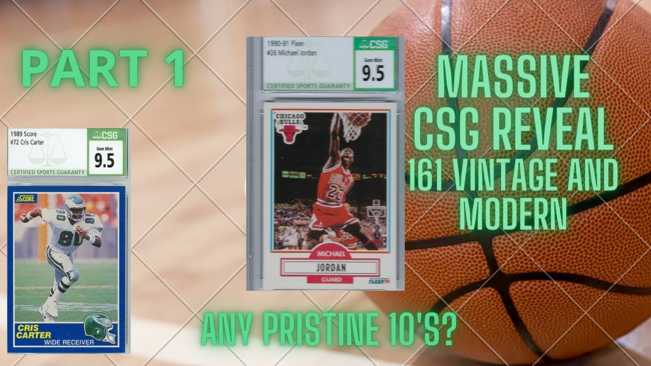 CSG Grading Massive Submission..!!! Blind Reveal...161 Vintage and ...