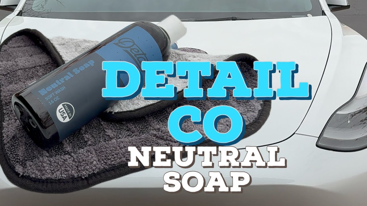 Detail Co NEUTRAL SOAP/ Car Shampoo/ Auto Detailing/ Car Washing - YouTube