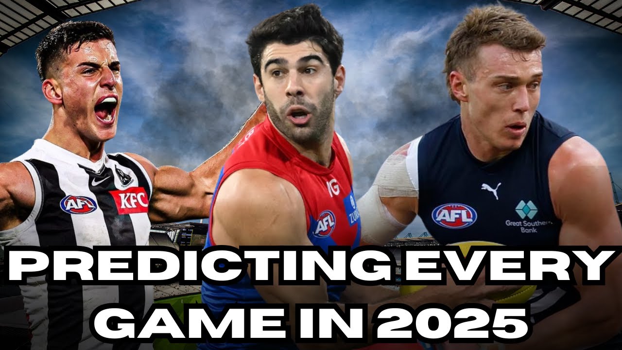 Predicting Every Game in the AFL 2025 Season - YouTube