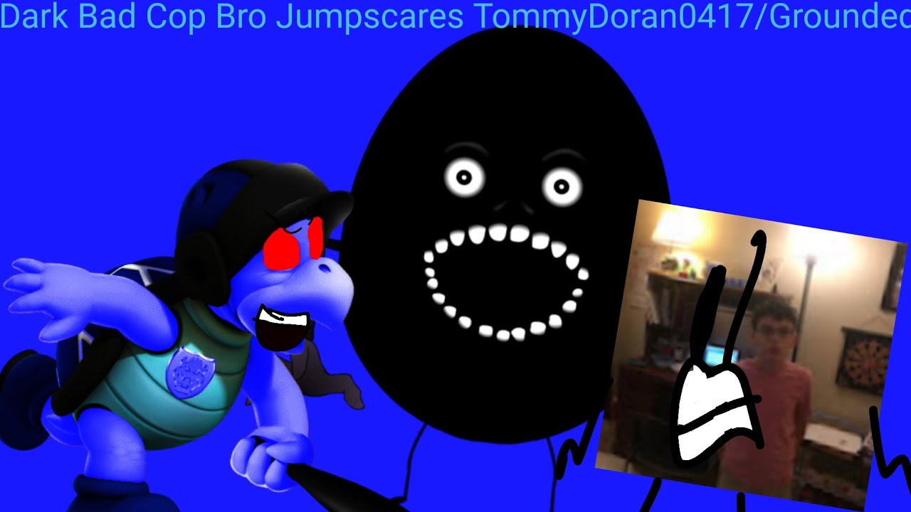Dark Bad Cop Bro Jumpscares @TommyMiiFan0417/Grounded - YouTube