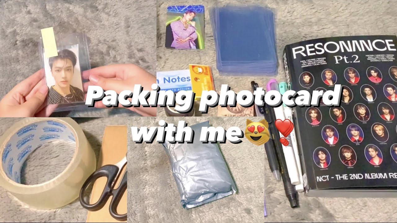 Packing photocard with me ️! - YouTube