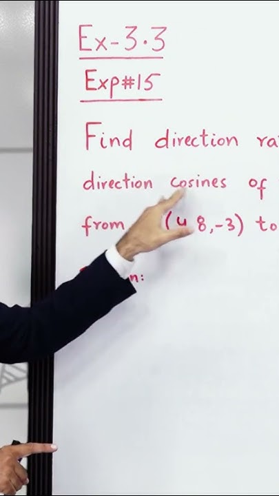 PGC lectures-Inter Part 1-KPK Board-Mathematics-Chapter 3 - Exercise 3.3 Example No 15 - YouTube