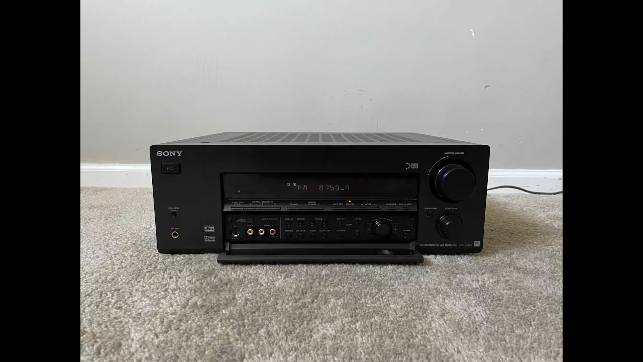 Sony STR-DA1ES ES Series 5.1 Home Theater Surround Receiver - YouTube