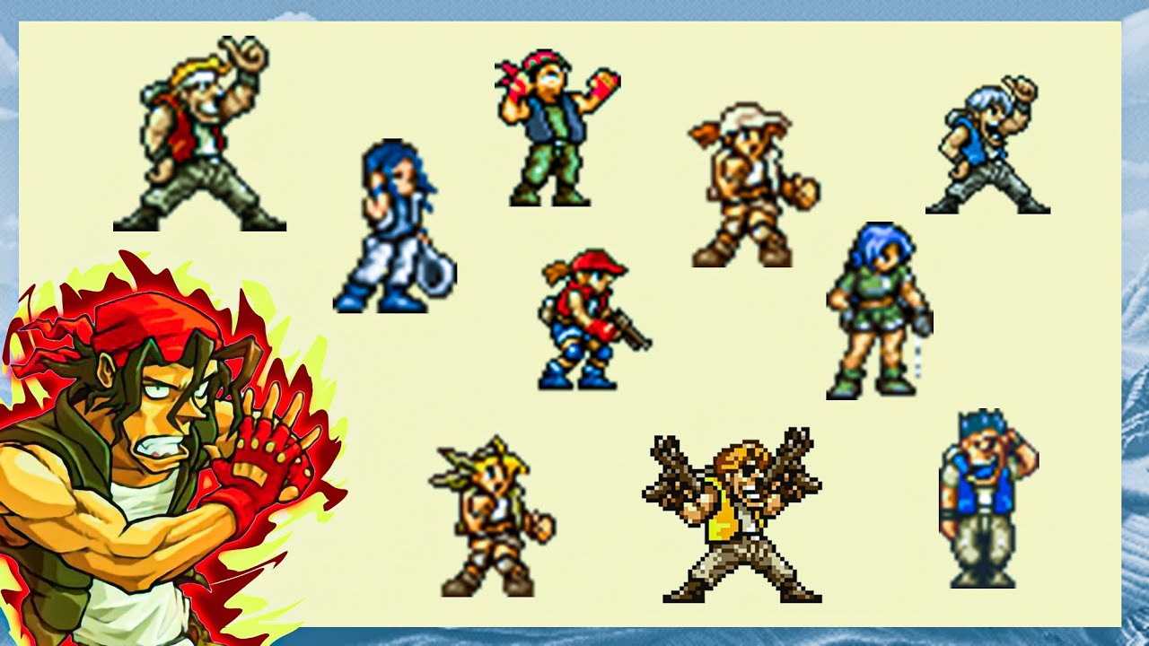 Metal Slug All Characters
