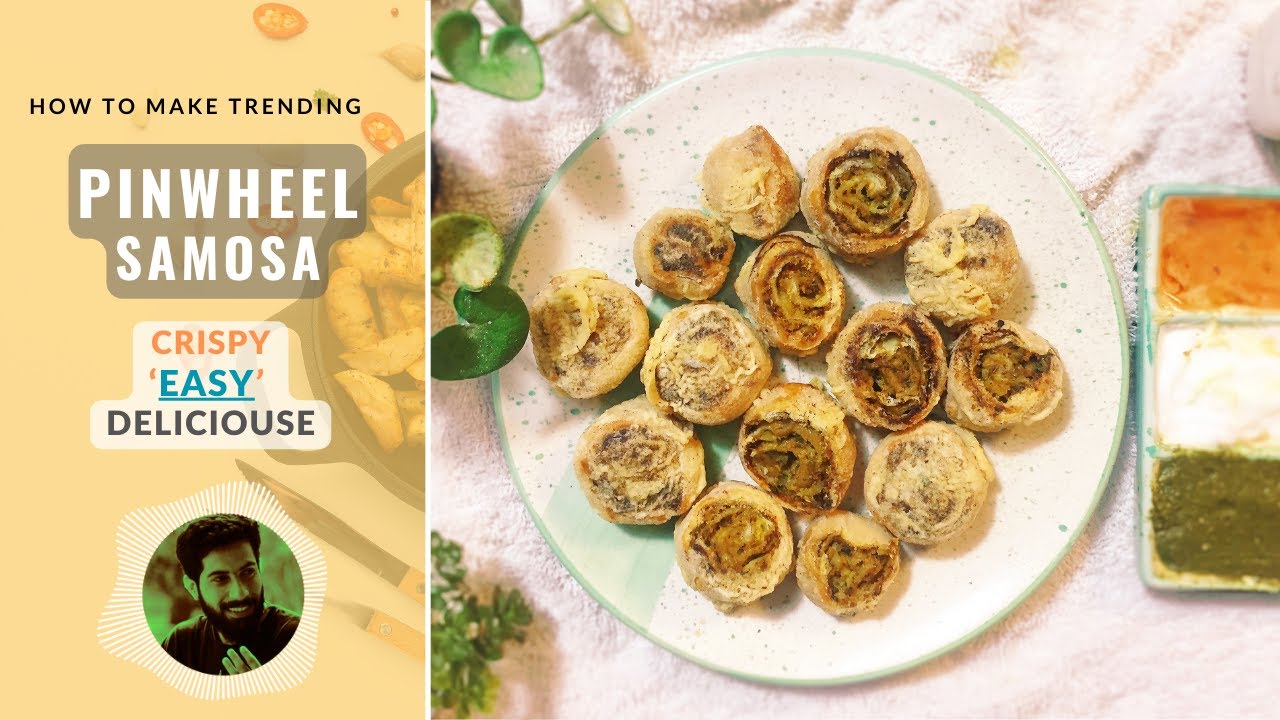 CRAZY Delicious PINWHEEL SAMOSA Recipe You Won't Believe! - YouTube