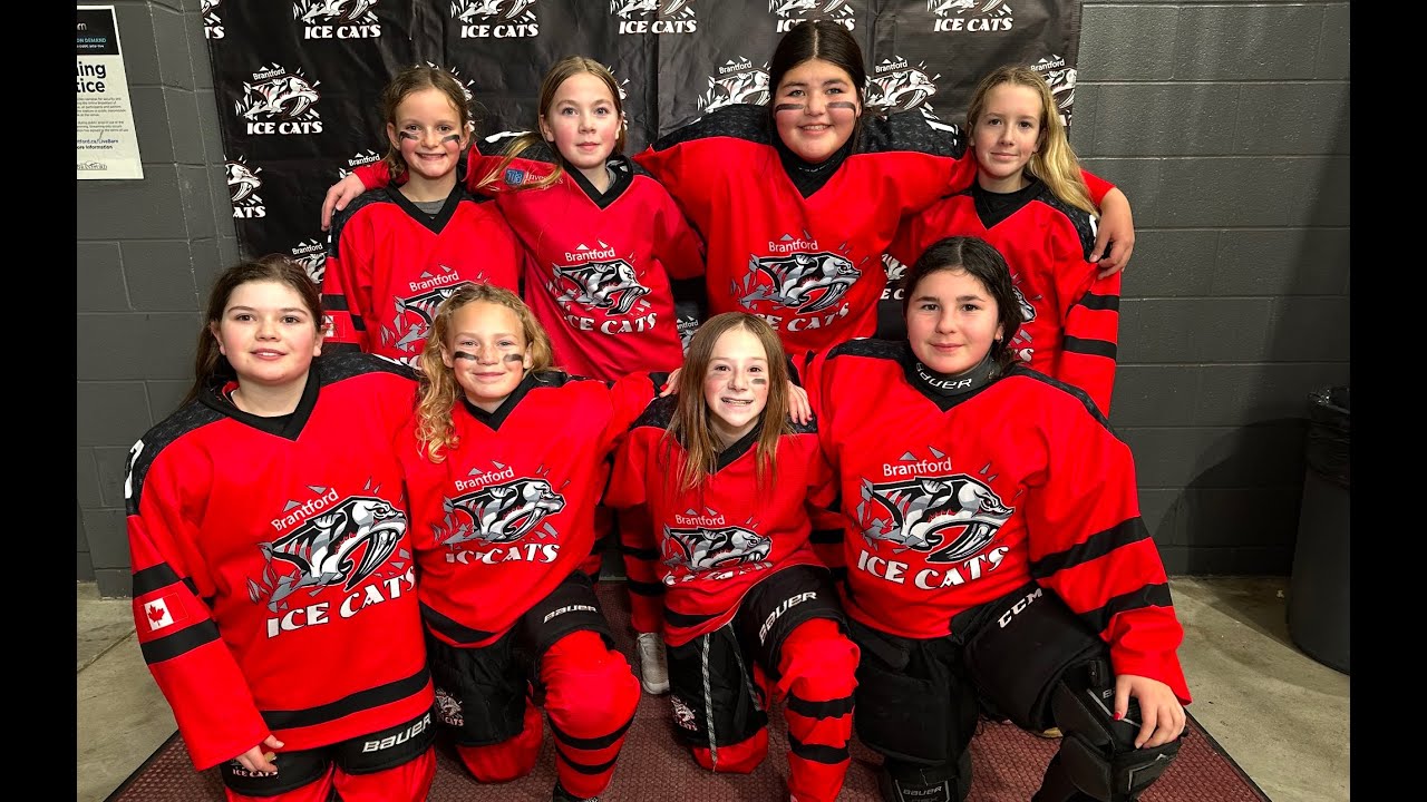 Under 13B Hockey - Waterloo Ravens vs Brantford Ice Cats - YouTube