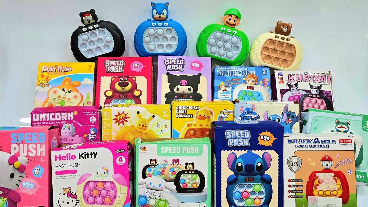 POP IT SPEED PUSH GAME BIG COLLECTION #hellokitty #kuromi #cinnamoroll ...