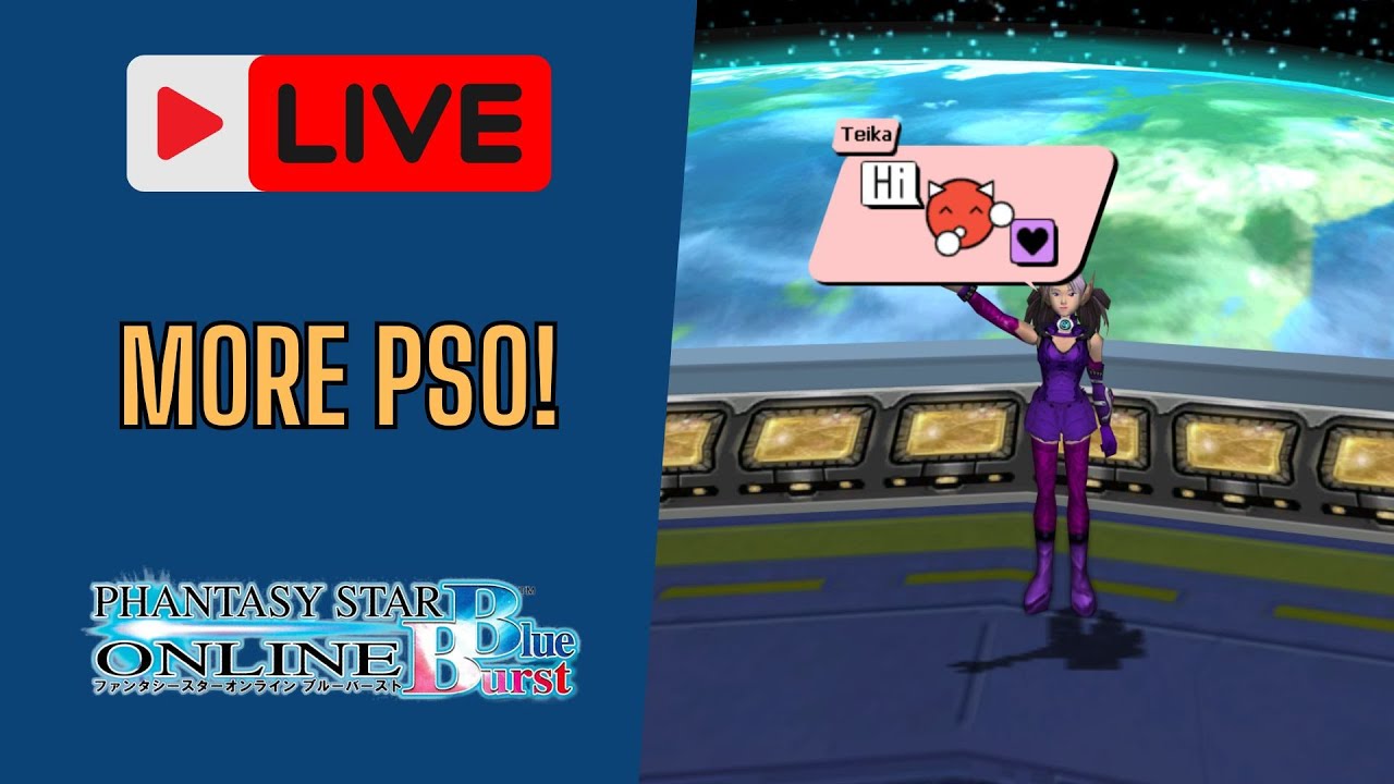 [PSO: Blue Burst] PSO hunts and FOnewearl leveling! - YouTube