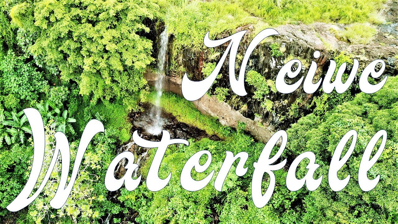 Neiwe waterfall In Weno, Chuuk state of Micronesia - YouTube