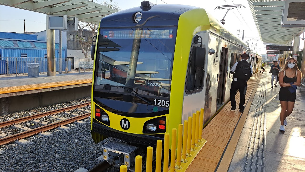 Metro K Line (Crenshaw/LAX Transit Corridor) Open Ceremony and Train ...