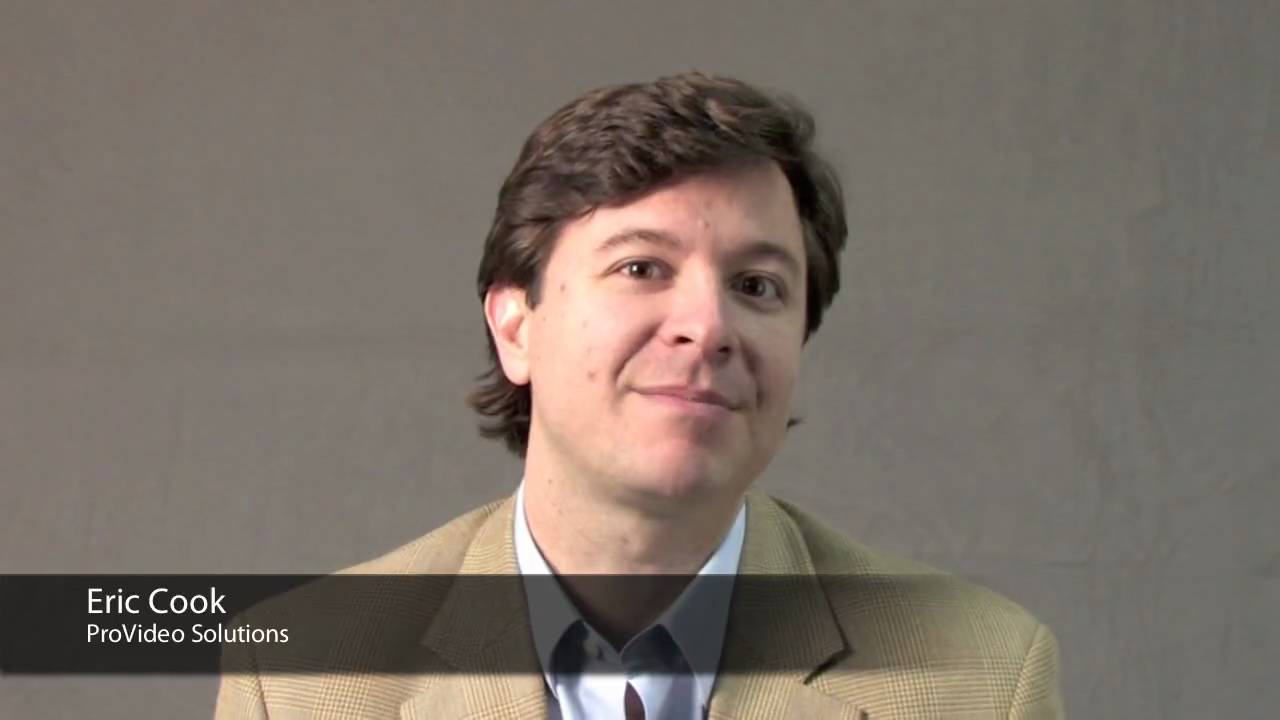 Eric Cook - ProVideo - YouTube
