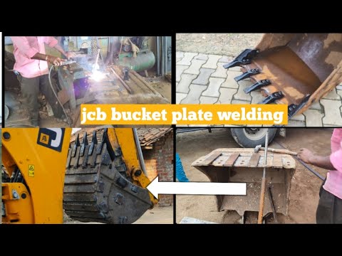 jcb bucket welding || jcb video || jcb bucket hard facing#jcbvideo # ...