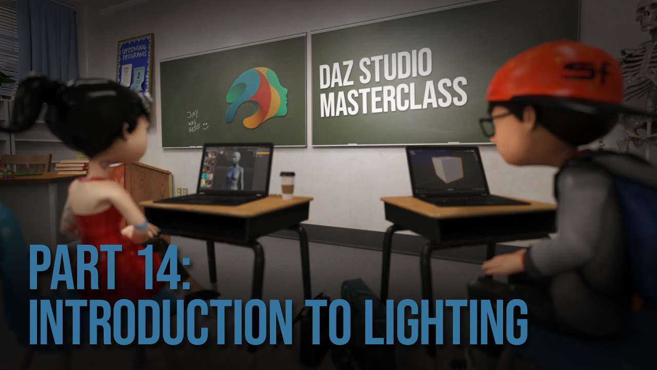 Part 14: Introduction to Lighting | Daz Masterclass | Intro - YouTube