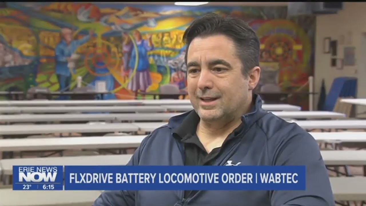 WABTEC Orders 10 FLXdrive Battery Locomotives - YouTube