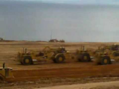 Scrapers - Bulk Earthworks - YouTube