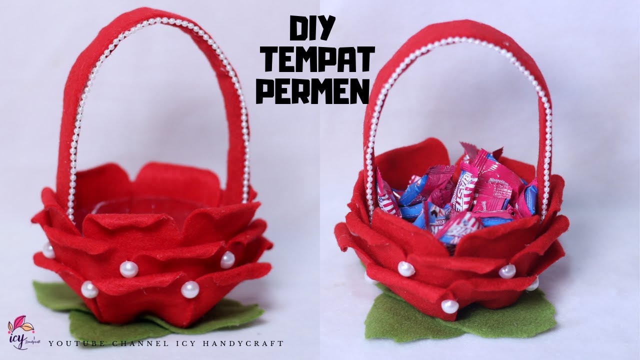 CARA MEMBUAT TEMPAT PERMEN DARI KAIN FLANEL | IDE KREATIF BOTOL BEKAS ...