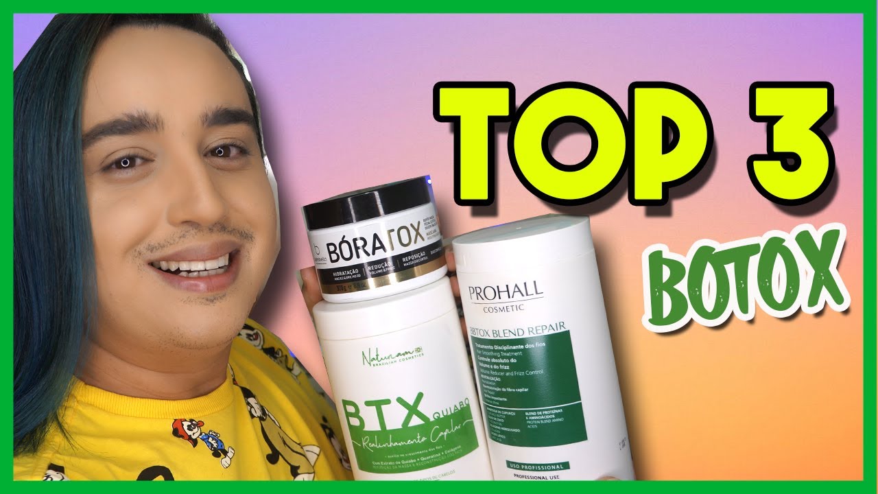TOP 3 BOTOX CAPILARES SEM FORMOL - ATUALIZADO - YouTube