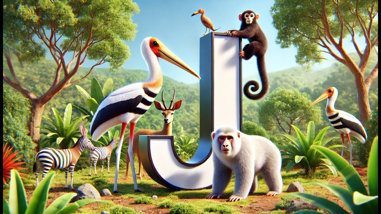 Fun ABC Song for Kids: J is for Jabiru, Peccary & Friends! - YouTube