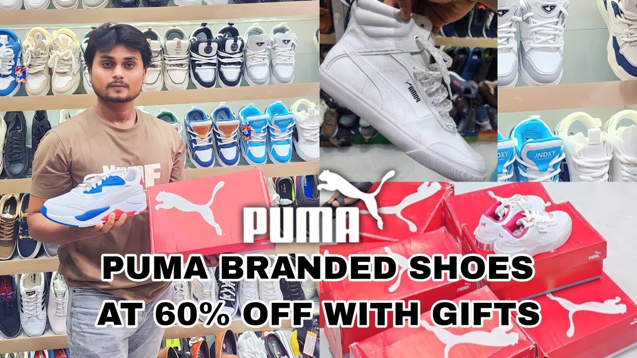 PUMA BRANDED SHOES ORIGINAL AT 60% OFF WITH GIFT👟🎁 - YouTube