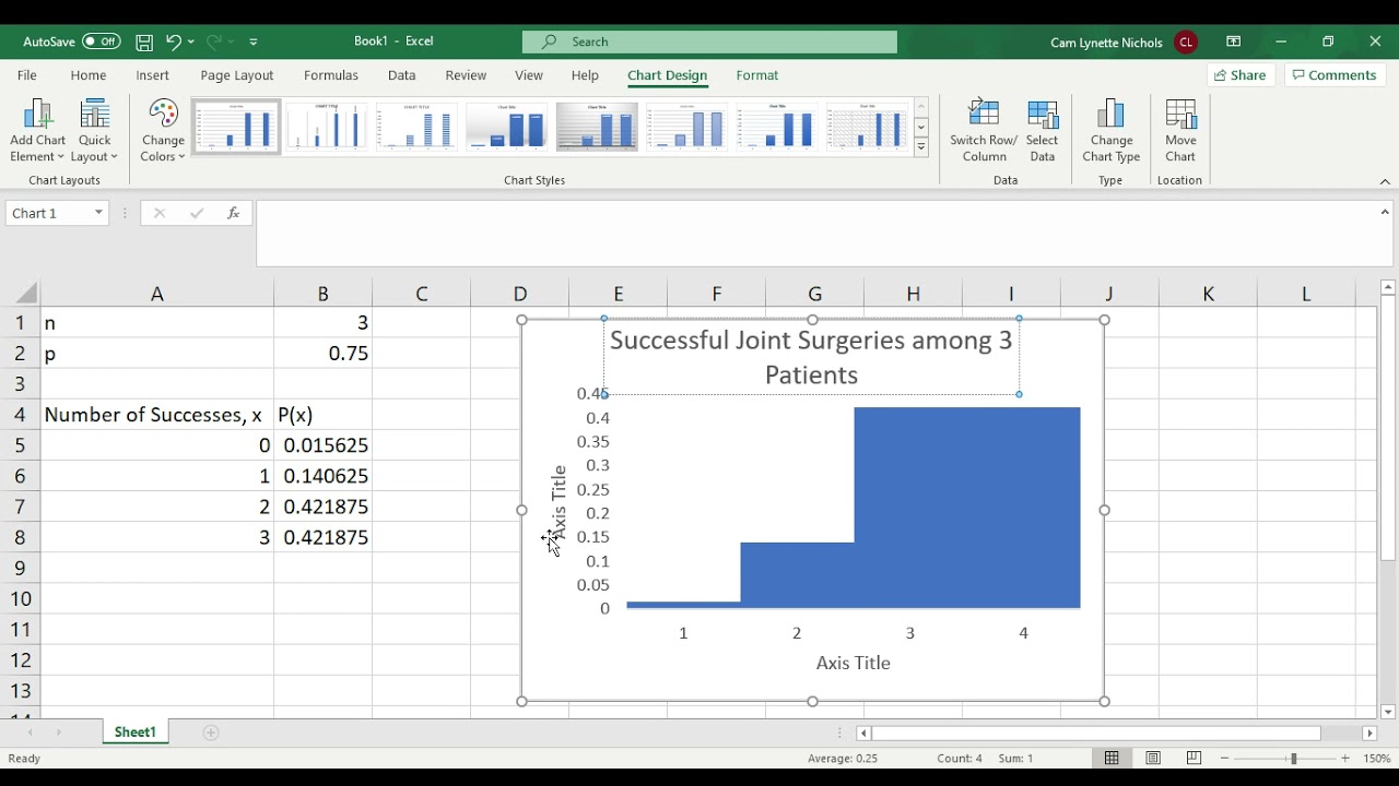 Joint Surgery Example in Excel - YouTube