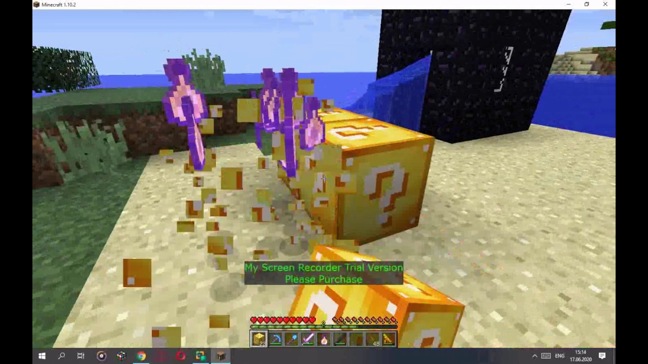 Minecraft lucky and unlucky blocks/ майнкрафт лаки и анлаки блоки - YouTube