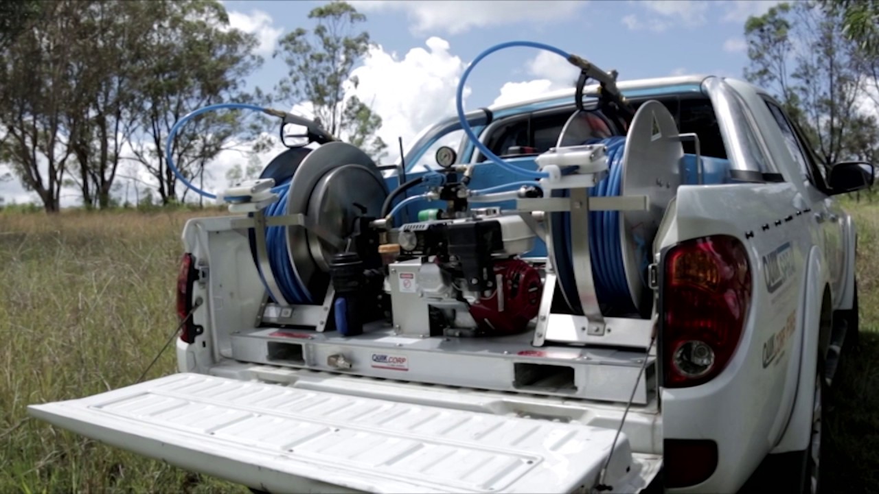 Quik Spray | Dual Cab Spray Unit - YouTube
