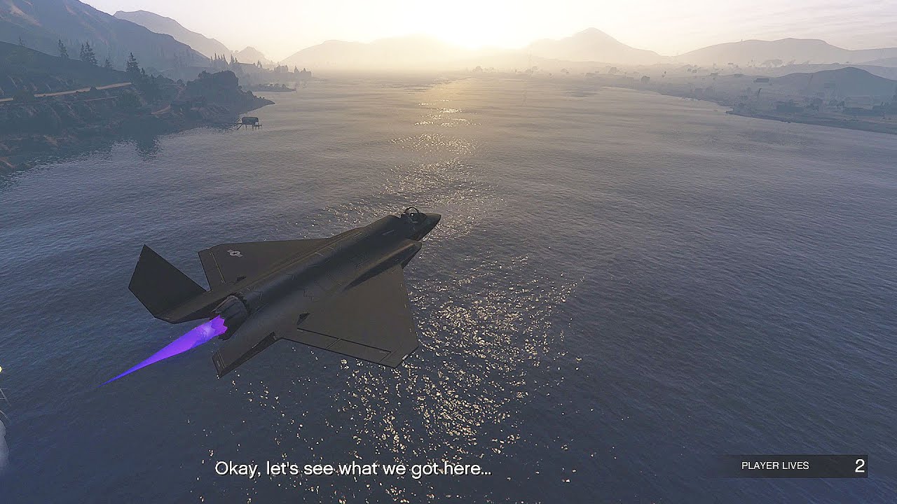 F-160 Raiju Mission Gameplay - GTA Online Mercenaries NEW Jet Gameplay ...