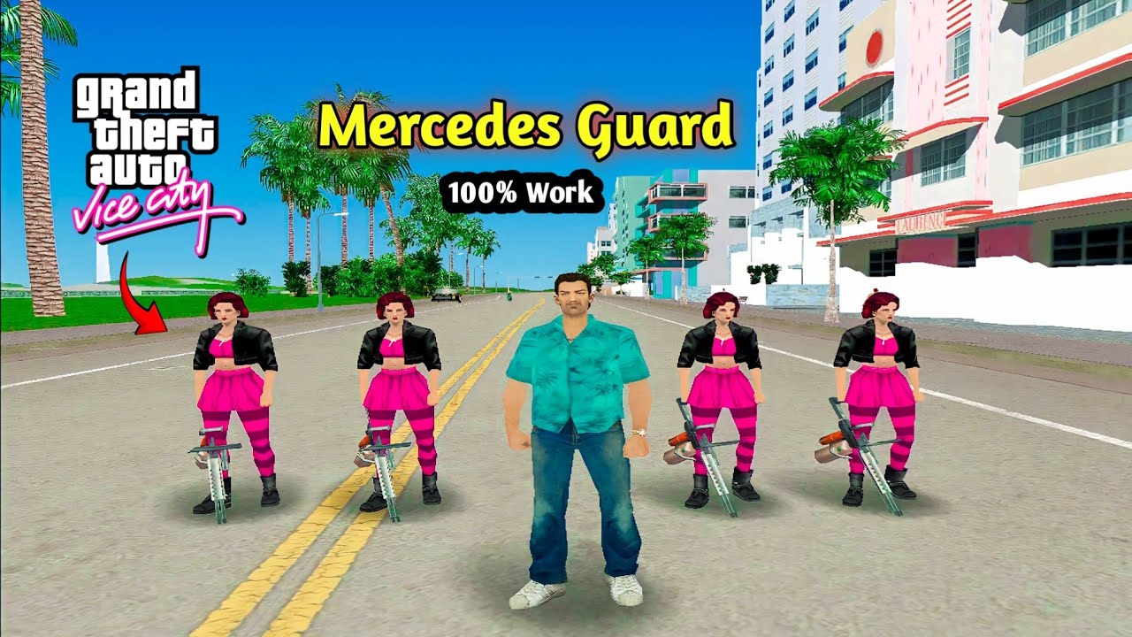 How To Install Mercedes Guard Mod In GTA Vice City | Mercedes Guard ...