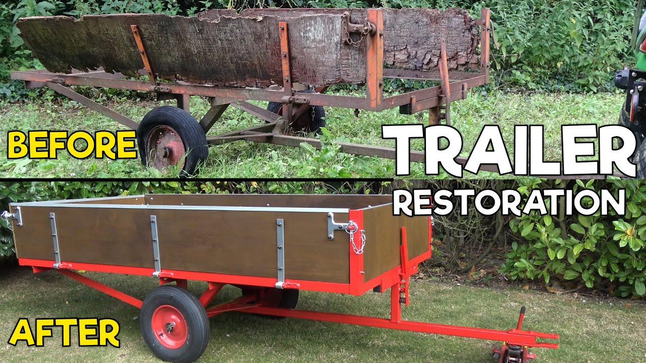 ROTTEN 35 YEAR OLD TRAILER RESTORATION - YouTube