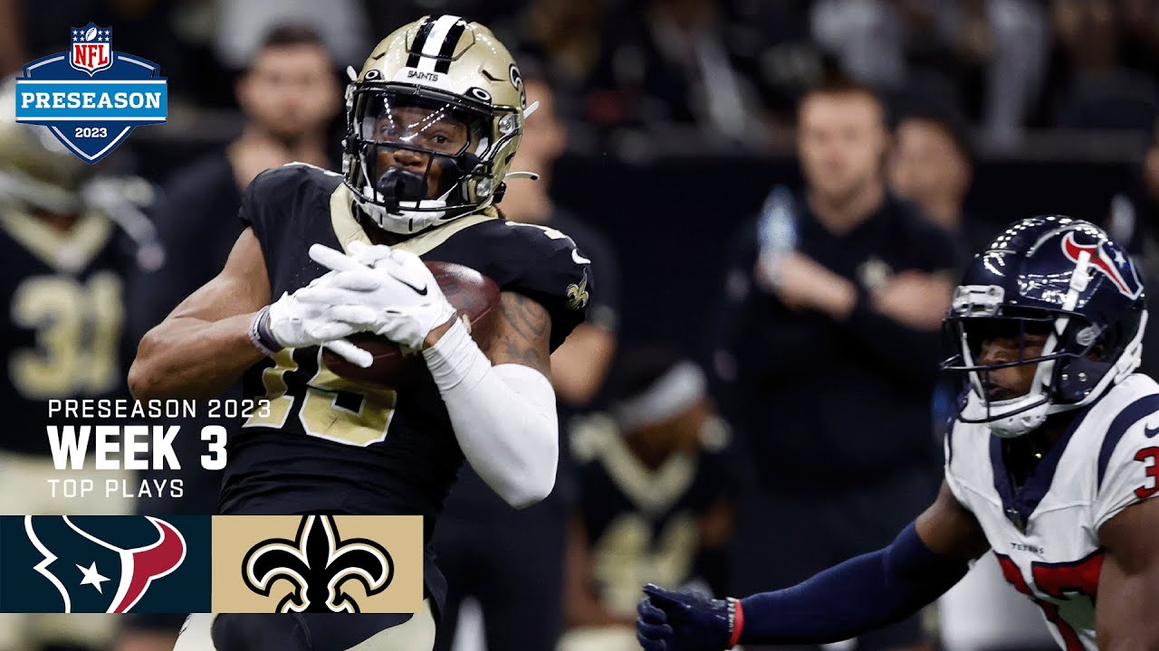 New Orleans Saints Highlights vs. Houston Texans | 2023 Preseason ...