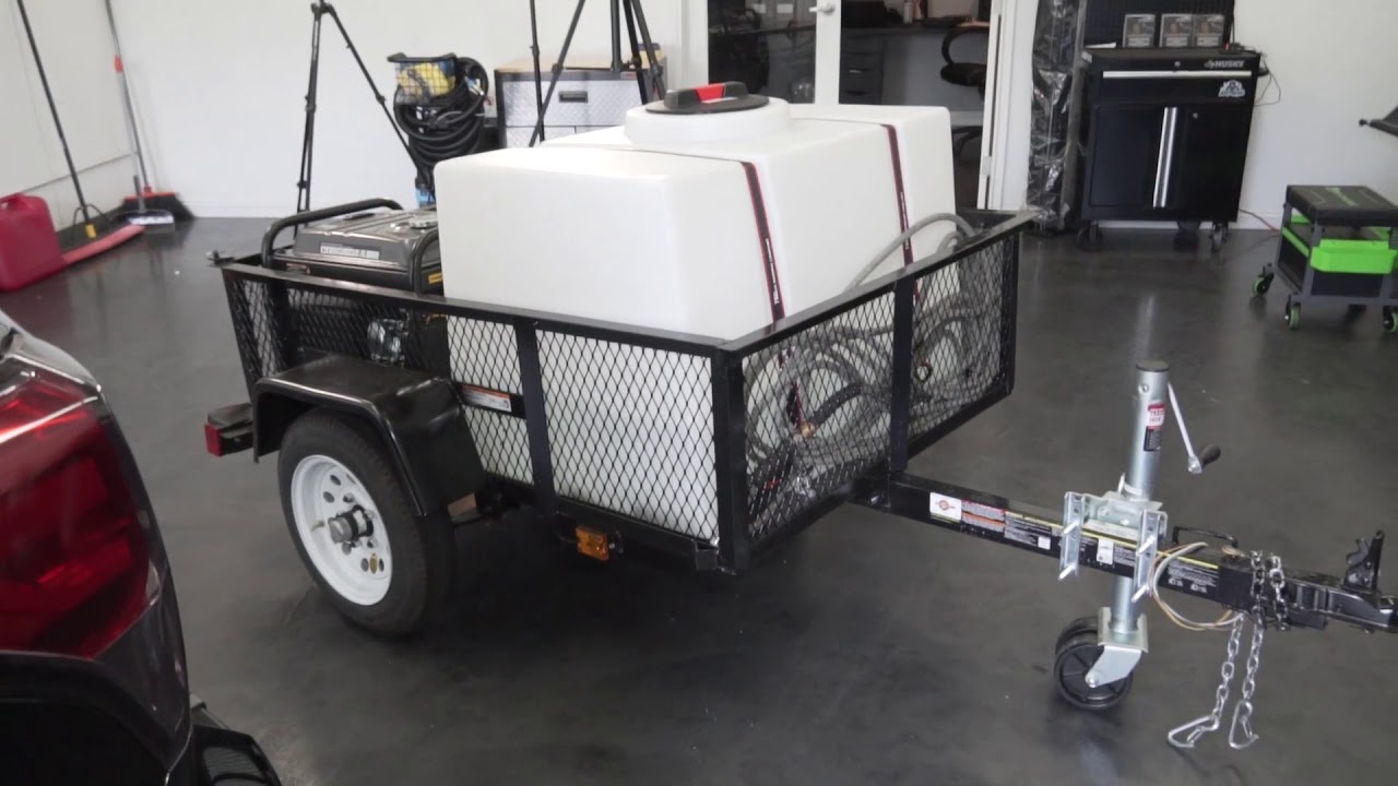 Auto Detailing Trailer under 2500 - YouTube