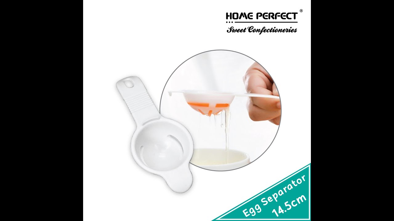 HOME PERFECT Egg White Yolk Sifting Holder Filter Separator, Divider ...