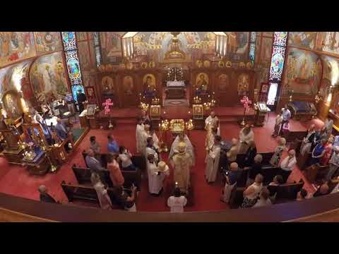 V. Rev. Michael Westerberg receives miter - YouTube