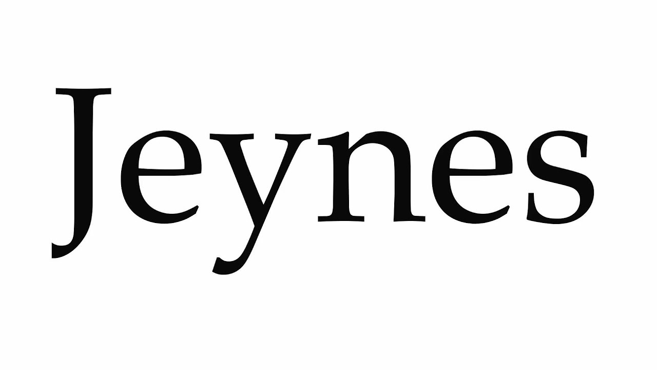 How to Pronounce Jeynes - YouTube