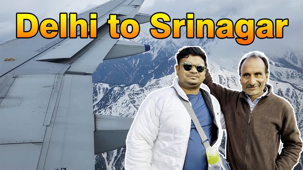 Delhi to Srinagar Kashmir Travel Flight With Himalaya View - YouTube