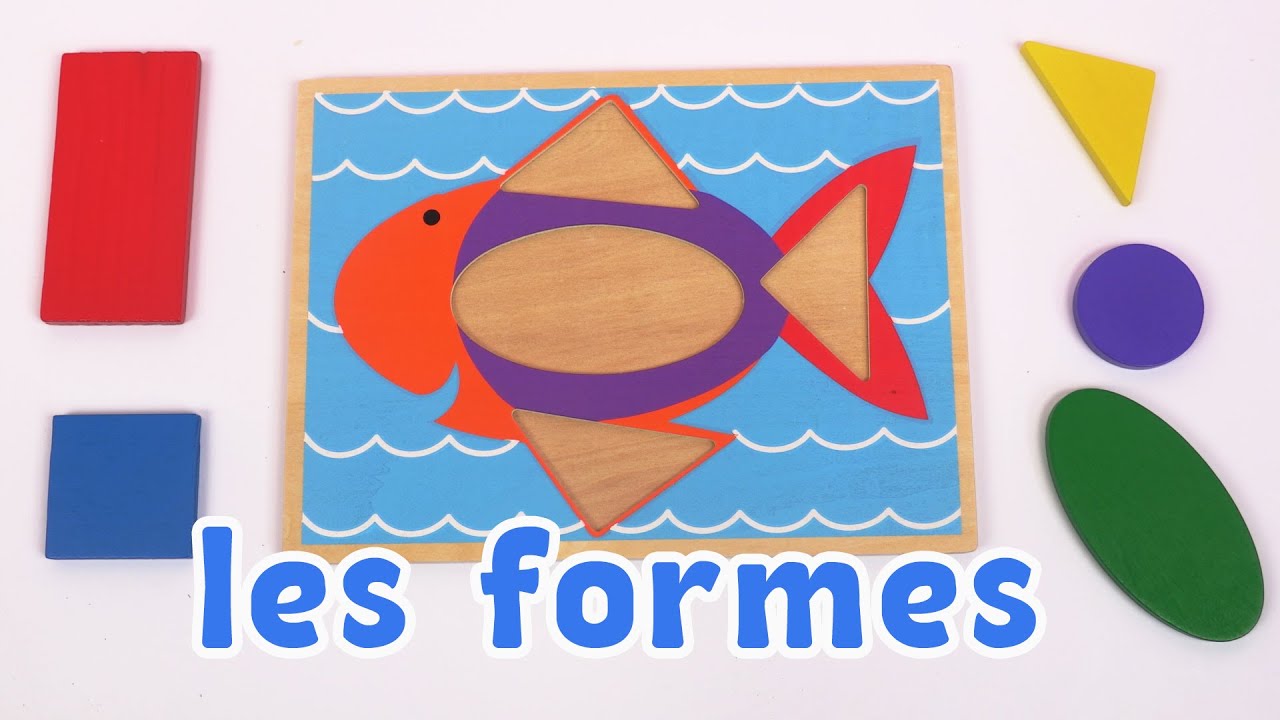 Apprendre les formes et couleurs en français - YouTube