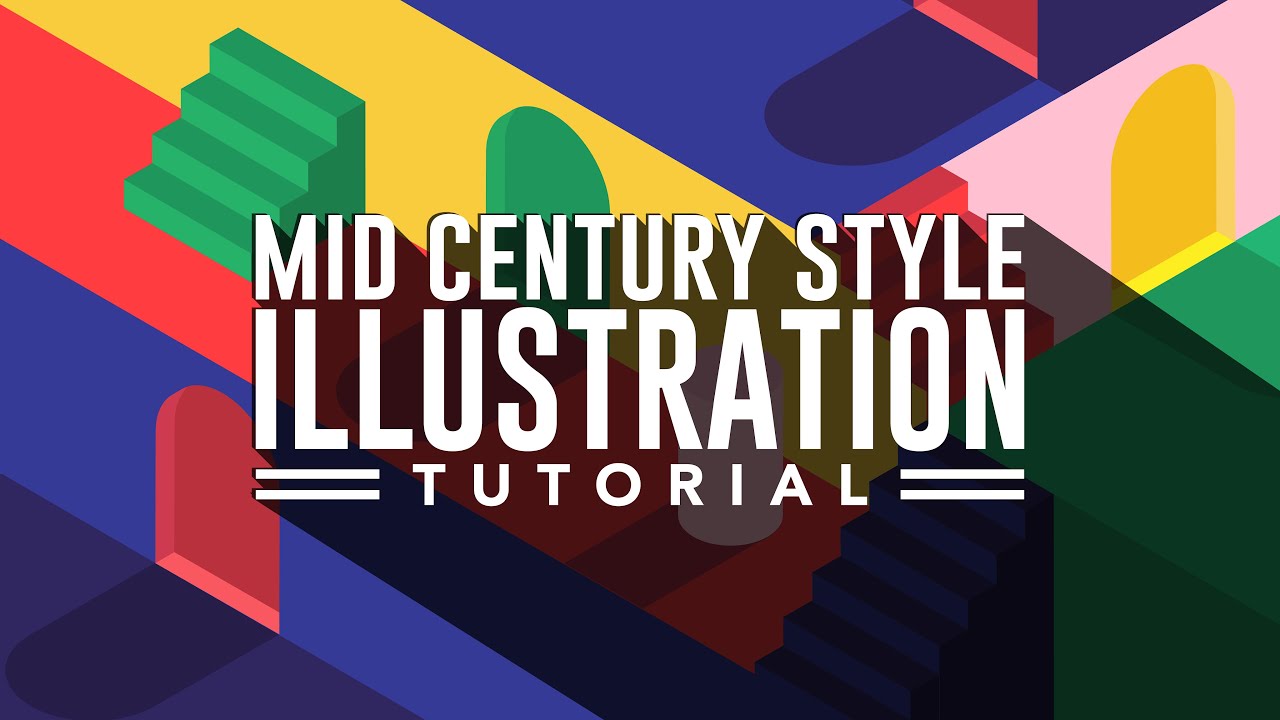 Adobe Illustrator tutorial | Isometric style | Retro style graphic ...