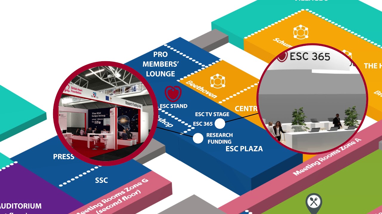 ESC Congress 2018 - Congress venue overview - YouTube