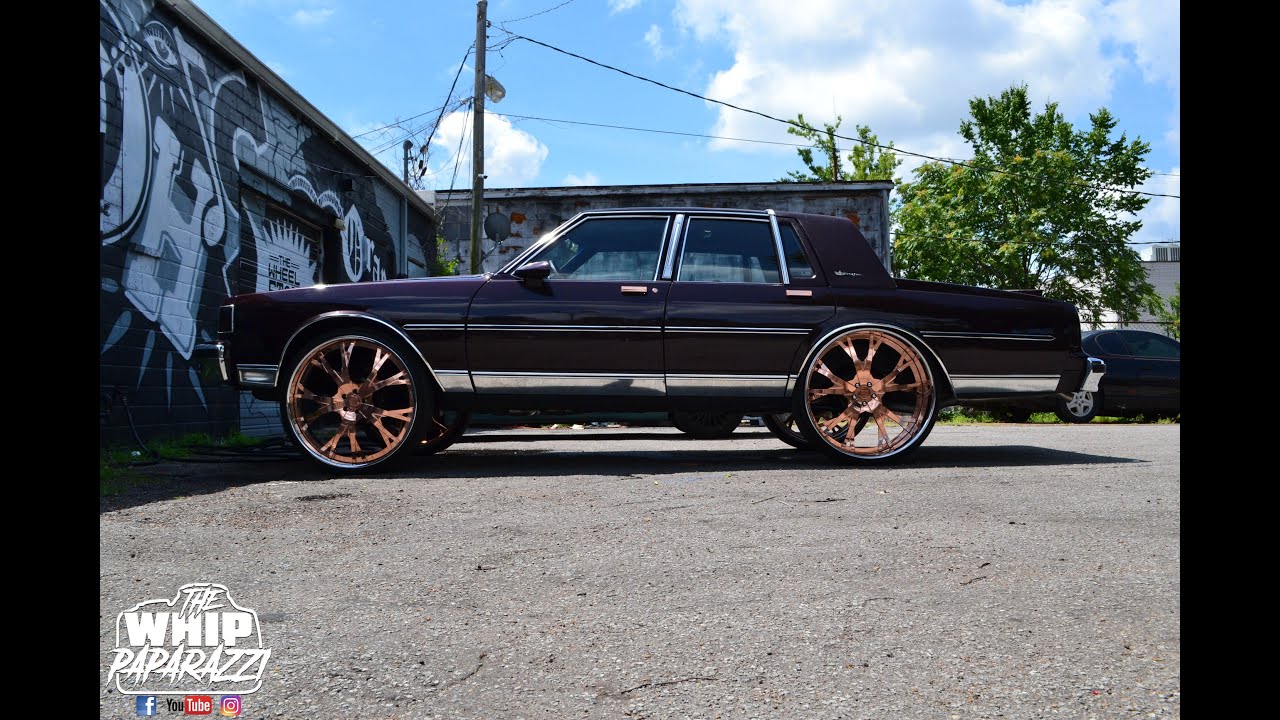 78ChevyBoi's Box Chevy on Copper 28" Sandman Desgins Wheels with ...