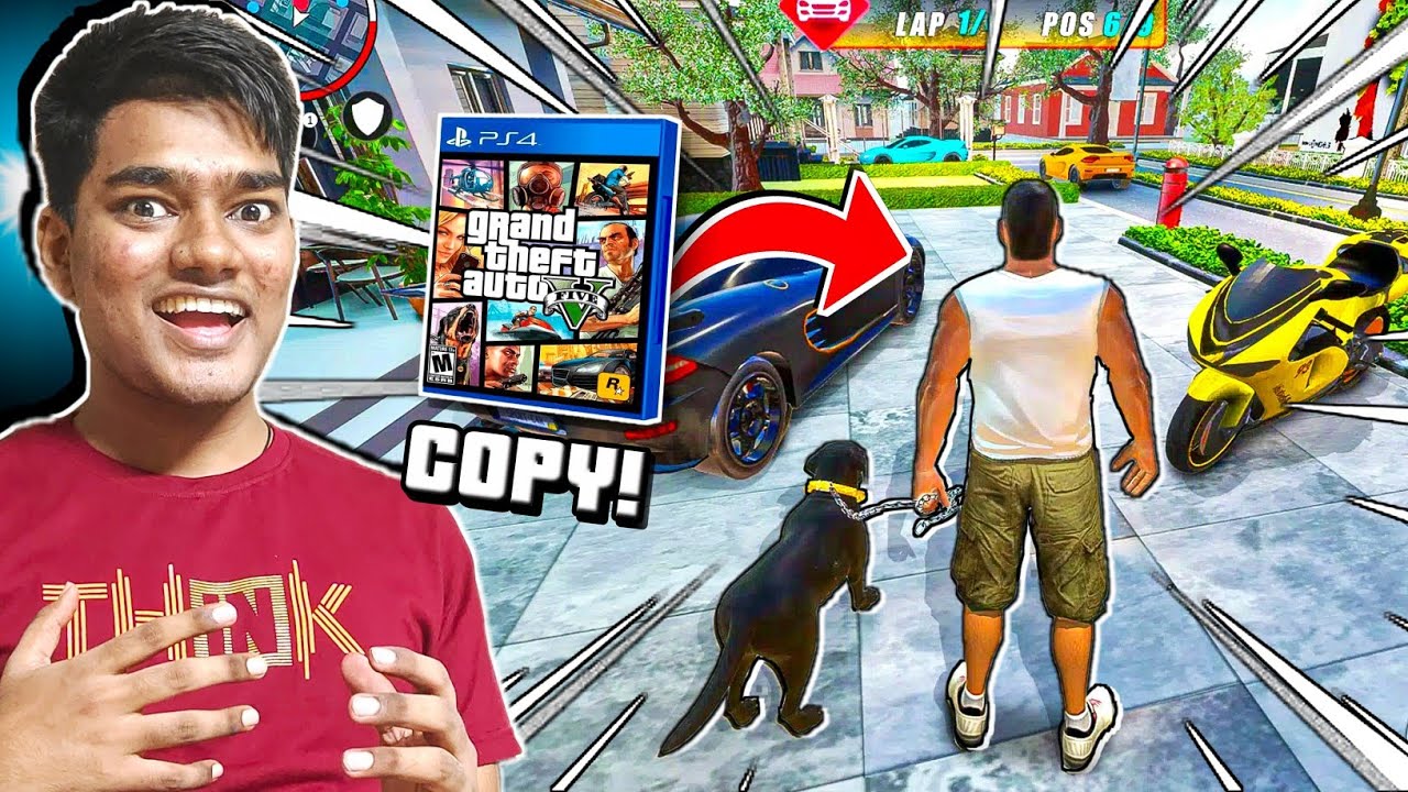 Playing GTA 5 Copy Games On Playstore!😂 - YouTube