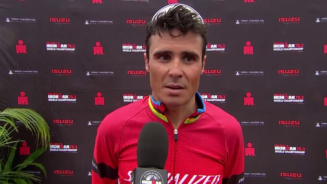 Javier Gomez Breaks Down Struggle on the Run at 70.3 Worlds - YouTube