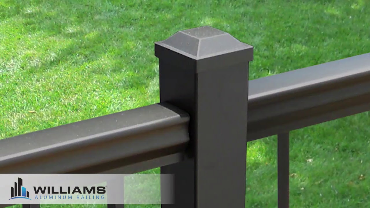 THE FASTEST AND EASIEST ALUMINUM RAILING SYSTEM - YouTube